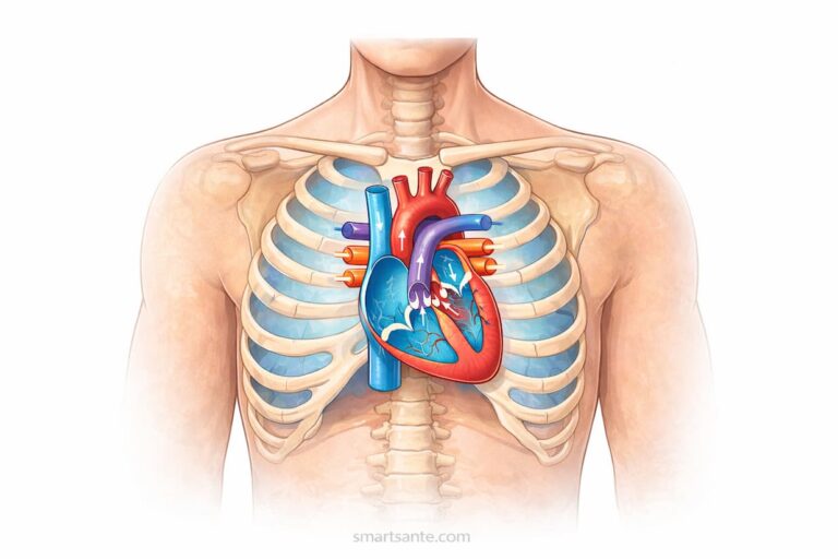 De quel coté est le coeur ? Gauche ou droit - SmartSanté.com